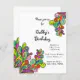 Color Waves Birthday Party Invitation | Zazzle