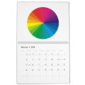 COLOR WHEEL ART CALENDAR 2020 | Zazzle