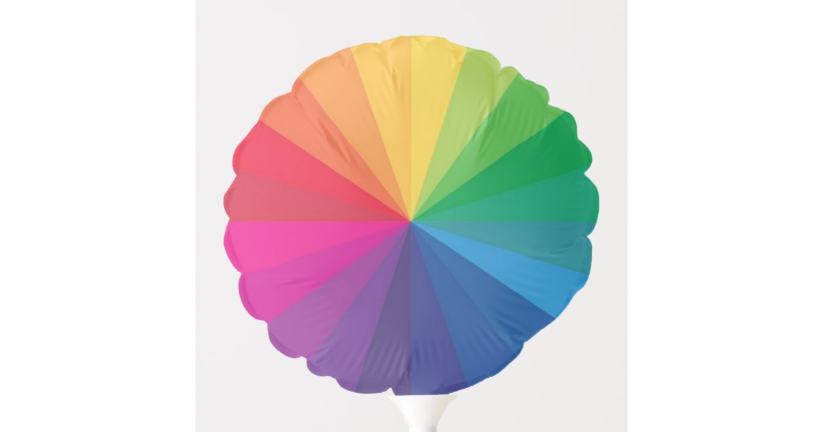 COLOR WHEEL BALLOON | Zazzle