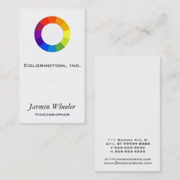 Color Wheel Business Card | Zazzle