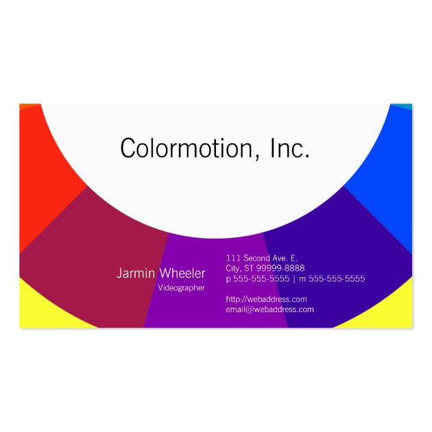 Color Wheel Business Cards