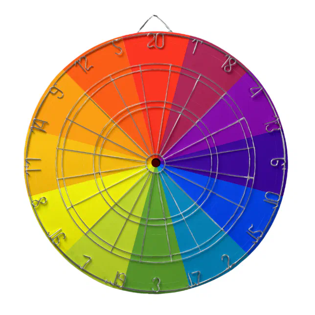 color wheel dartboard | Zazzle