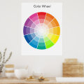 Color Wheel - light Poster | Zazzle