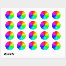 color wheel sticker | Zazzle
