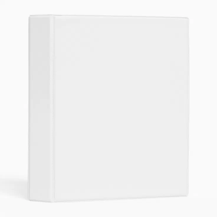 color white mini binder | Zazzle