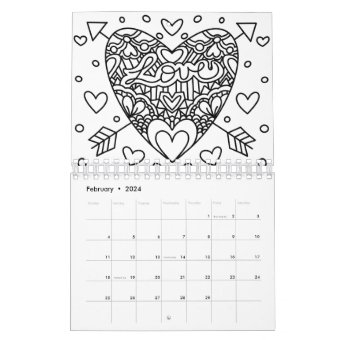 Color Your Calendar | Zazzle