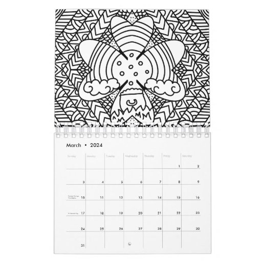 Color Your Calendar | Zazzle
