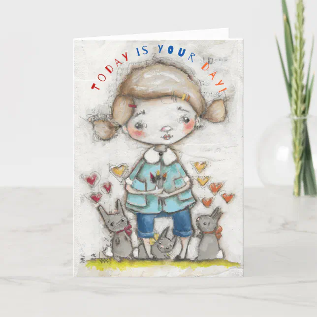 Color Your Day - Greeting Card | Zazzle