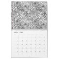 Color your floral Calendar | Zazzle