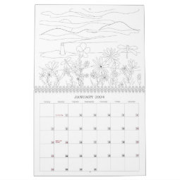 Color Your Own Calendar | Zazzle