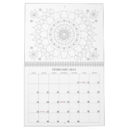 Color Your Own Calendar | Zazzle