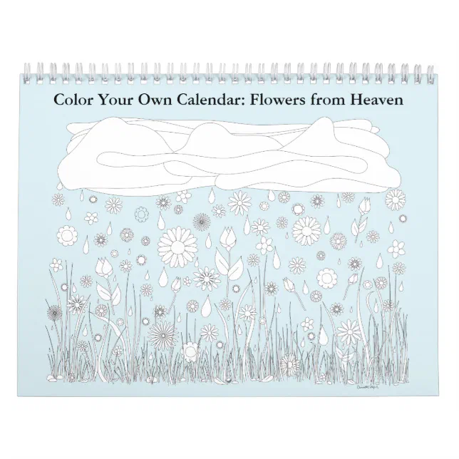 Color Your Own Calendar | Zazzle