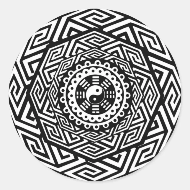 Color Your Own Mandala Stickers | Zazzle