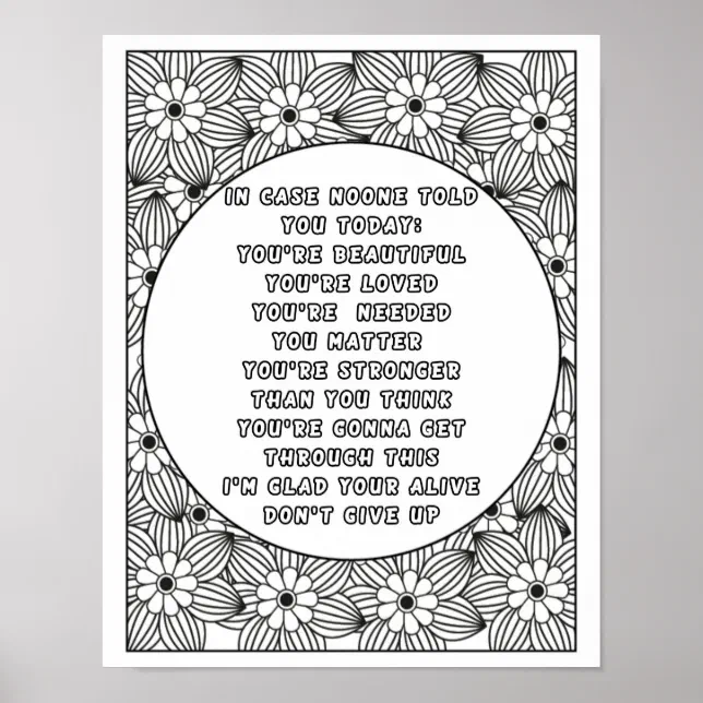 Color Your World: Vibrant Hues of Positivity Poster | Zazzle