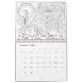 Color Your Year Custom Printed Calendar | Zazzle