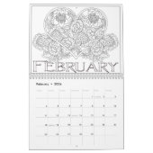 Color Your Year Custom Printed Calendar | Zazzle