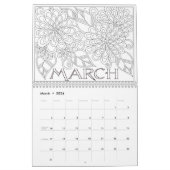 Color Your Year Custom Printed Calendar | Zazzle