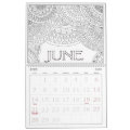 Color Your Year Custom Printed Calendar | Zazzle