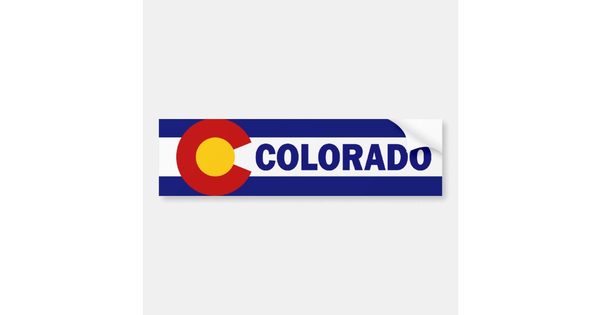 Colorado Bumper Sticker | Zazzle
