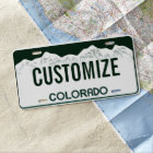 Colorado Custom License Plate | Zazzle