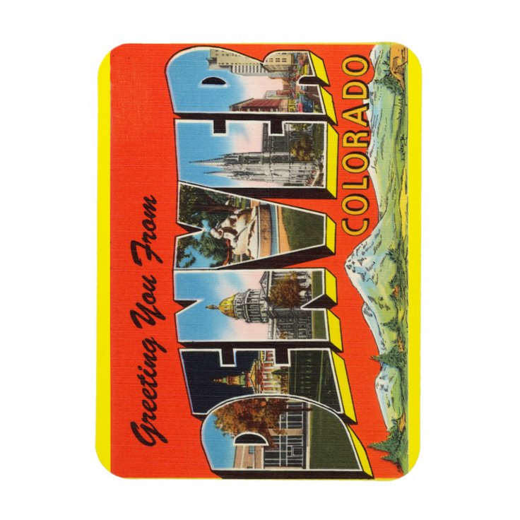 Colorado, Denver Magnet | Zazzle