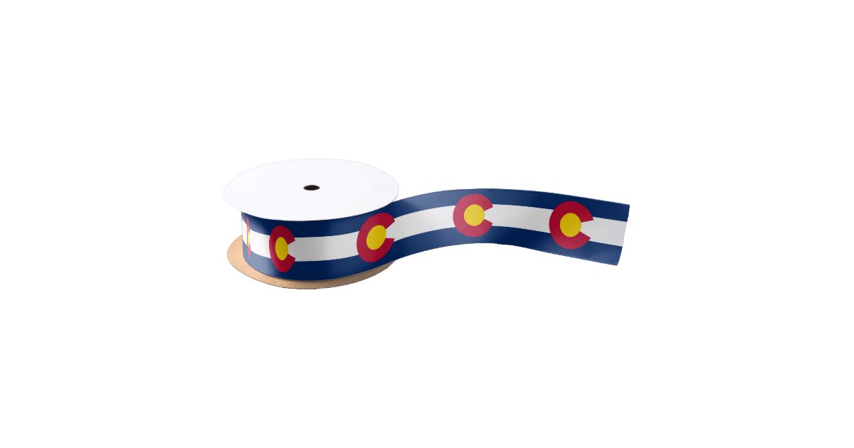 Colorado flag, American state flag ribbon | Zazzle