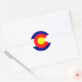 Colorado Flag Classic Round Sticker | Zazzle