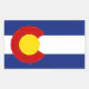 Colorado Flag Rectangular Sticker | Zazzle