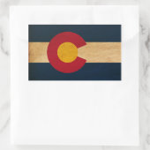 Colorado Flag Rectangular Sticker | Zazzle