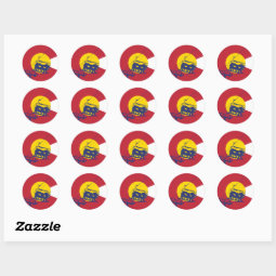 Colorado Flag Sticker | Zazzle