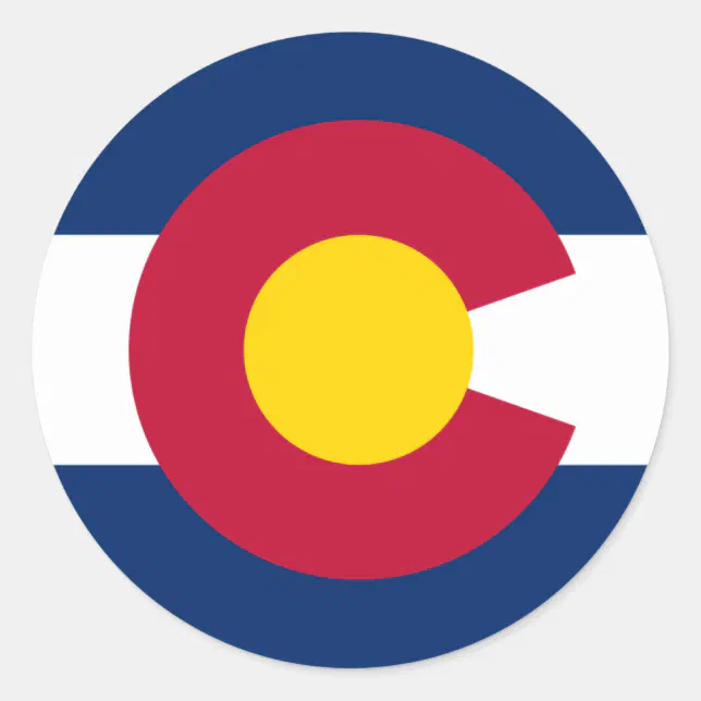 Colorado Flag Stickers | Zazzle