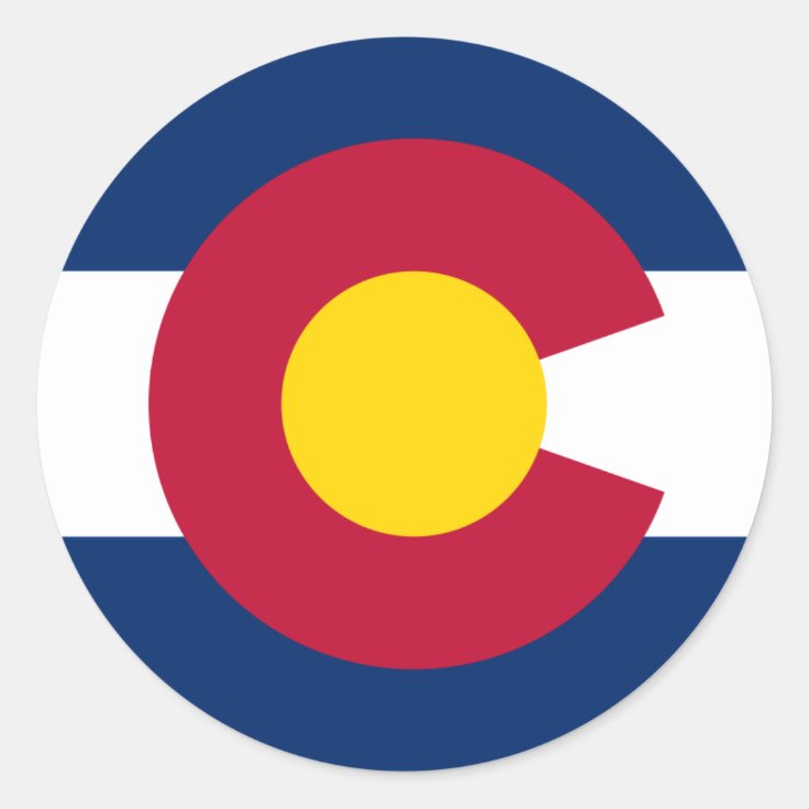Colorado Flag Stickers | Zazzle