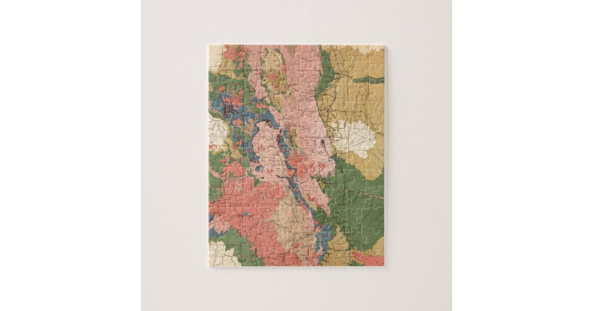 Colorado Geological Map Jigsaw Puzzle | Zazzle