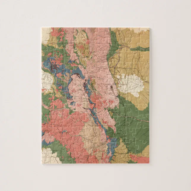 Colorado Geological Map Jigsaw Puzzle | Zazzle