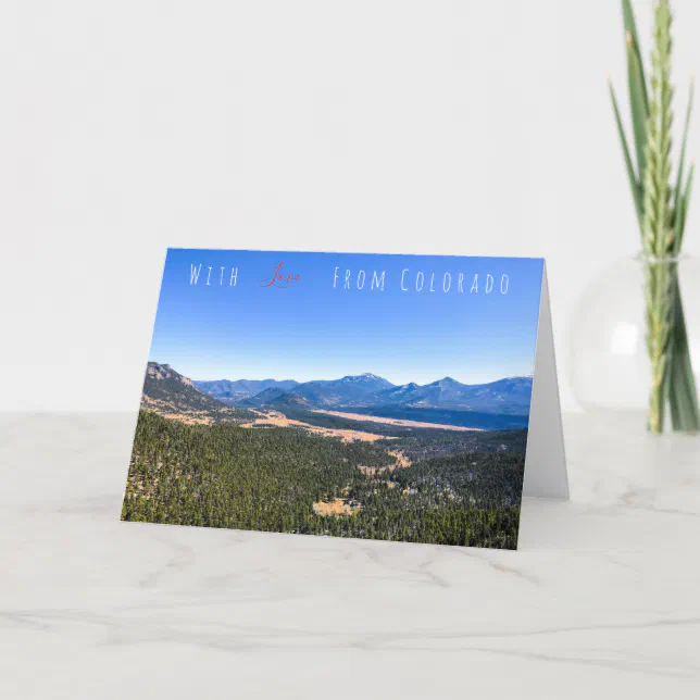 Colorado Greeting Card | Zazzle