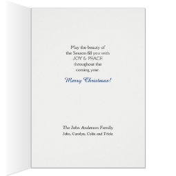 Colorado Mountain Snow Christmas Card | Zazzle