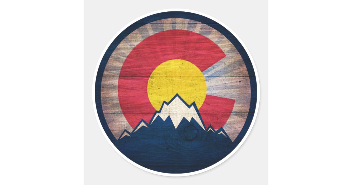 Colorado mountain stickers | Zazzle
