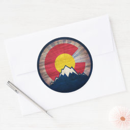 Colorado mountain stickers | Zazzle