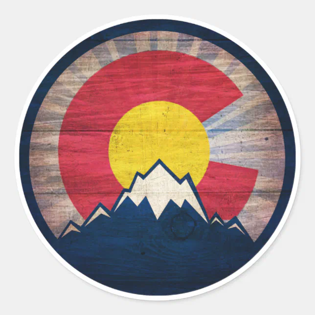 Colorado mountain stickers | Zazzle