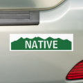 Colorado Native Bumper Sticker | Zazzle