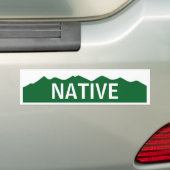 Colorado Native Bumper Sticker | Zazzle