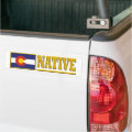 Colorado Native Bumper Sticker | Zazzle