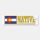 Colorado Native Bumper Sticker | Zazzle