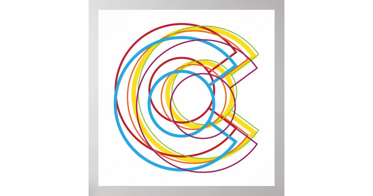 colorado pride blur poster | Zazzle