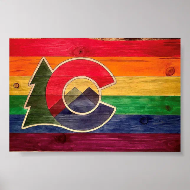 Colorado Pride Poster | Zazzle