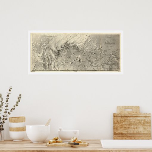 Colorado River Map 1858 Poster | Zazzle