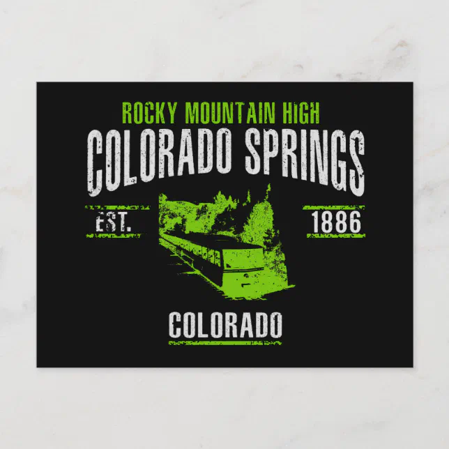 Colorado Springs Postcard | Zazzle