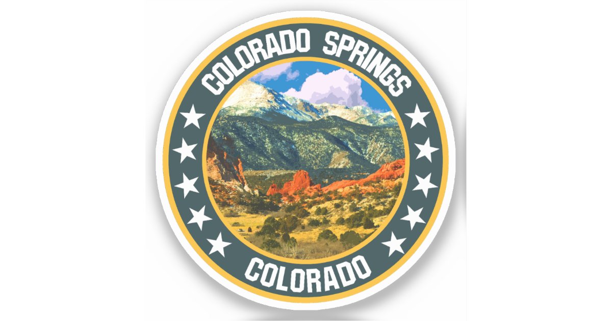 Colorado Springs Sticker | Zazzle