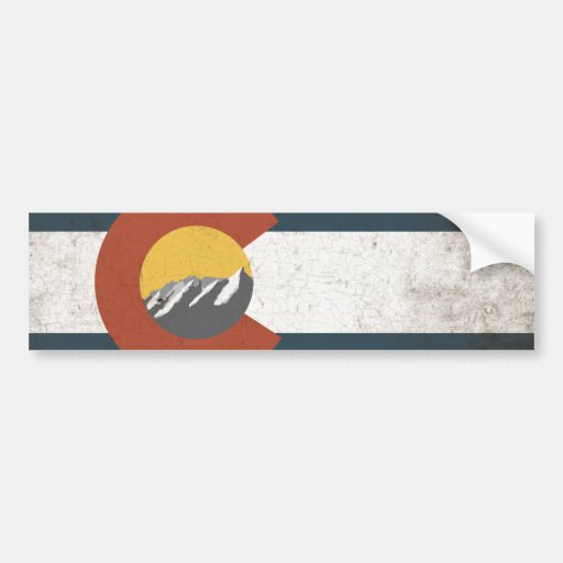 Colorado State Flag Bumper Sticker