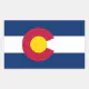 Colorado State Flag Rectangular Sticker | Zazzle